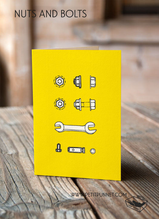 Petit Punnet Nuts and Bolts Card